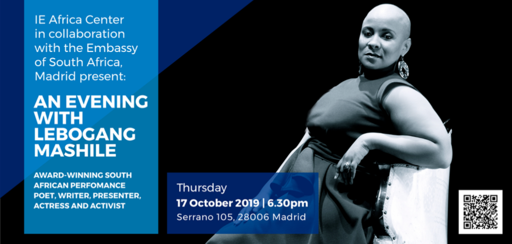 Award winning South African poet Lebo Mashile performs at IE - Africa at IE