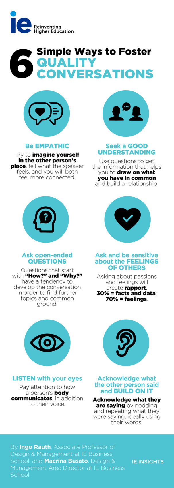 Six Simple Ways to Foster Quality Conversations | IE Insights