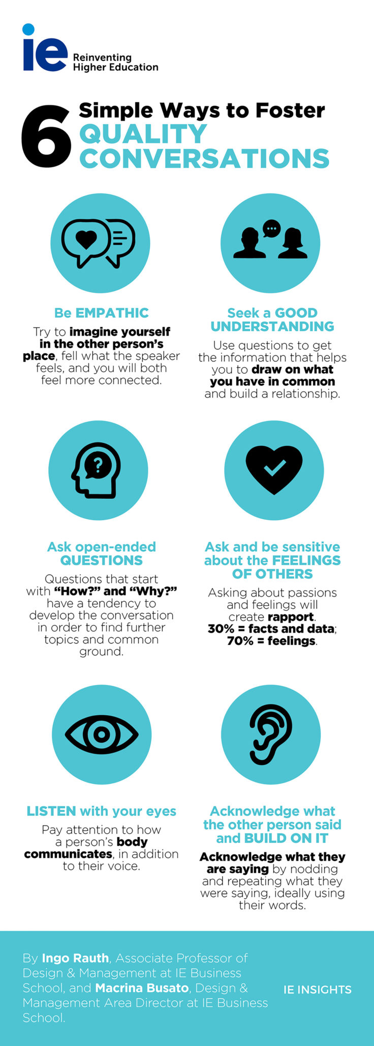Six Simple Ways to Foster Quality Conversations | IE Insights